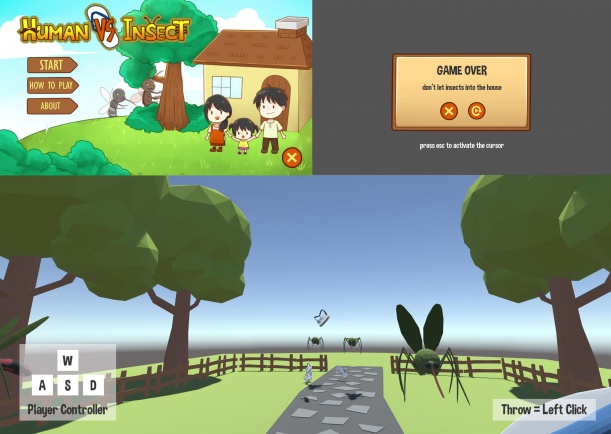 Human VS Insect | Global Game Jam